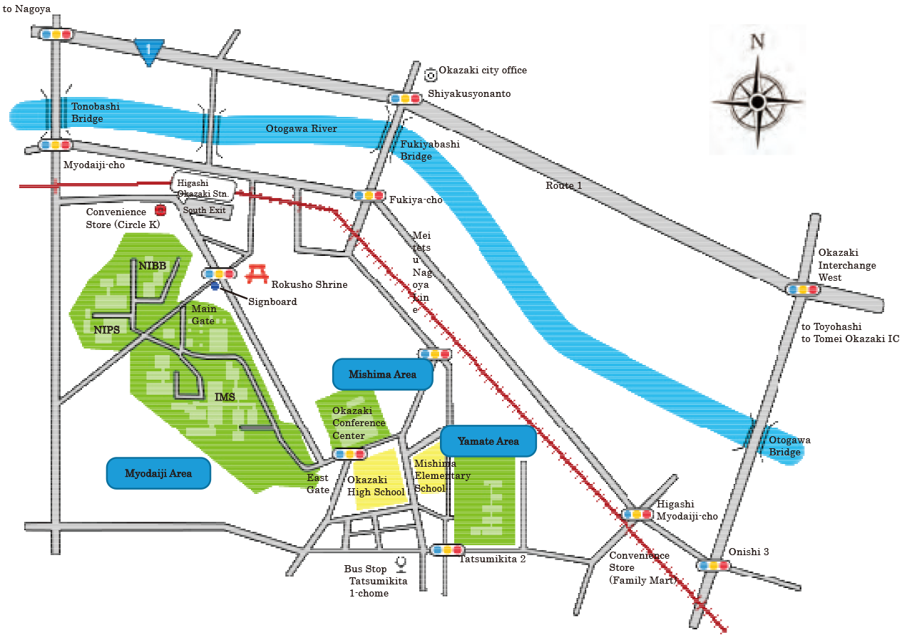 Location - National Institute for Physiological Sciences